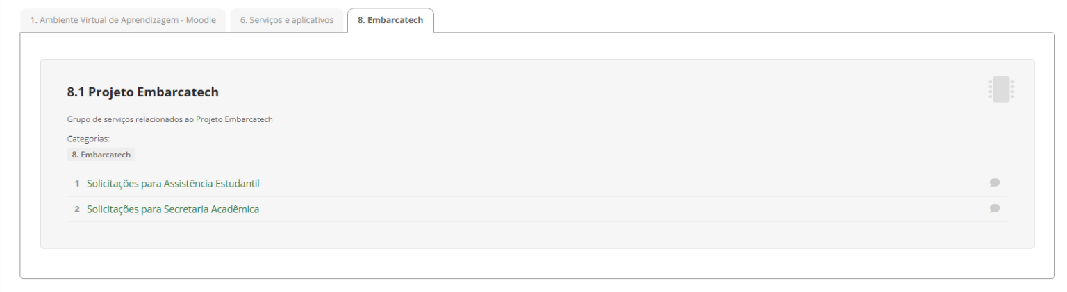 Como abrir chamado no SUAP relacionado ao EmbarcaTech? - Central de ajuda